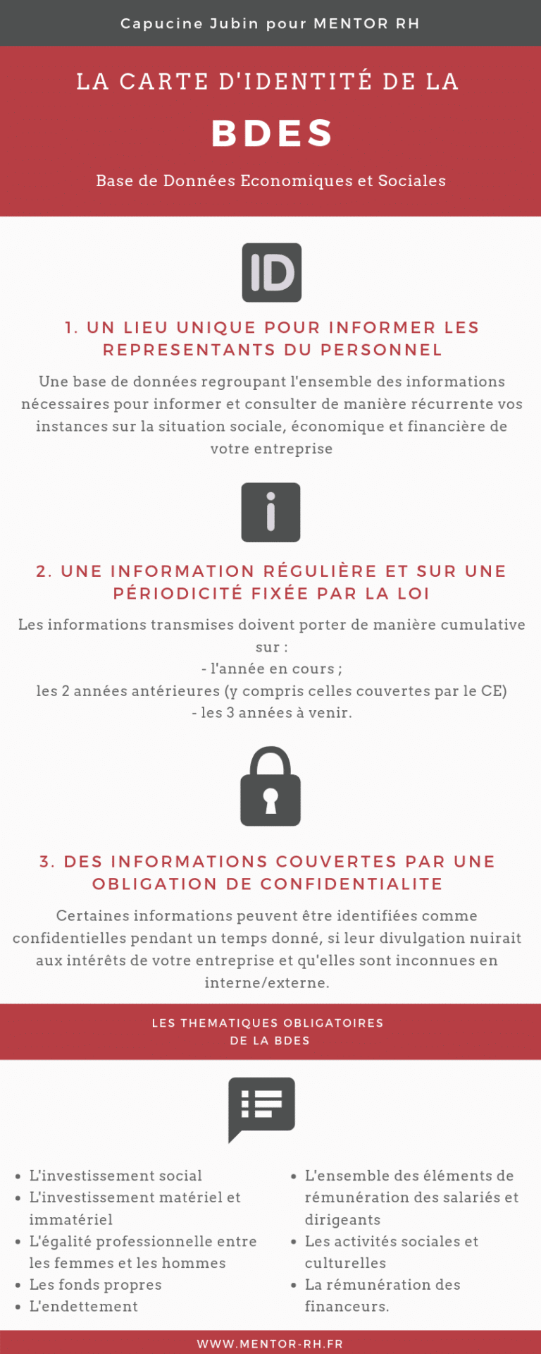 Carte d'identité de la BDES Mentor RH - Blog - Infographie - BDES #2